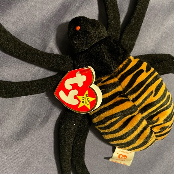 Ty | Toys | Vintage Ty Beanie Baby Spider Plush | Poshmark